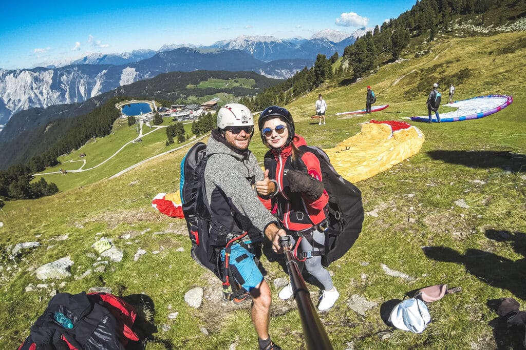 Paragliding Ötztal Hoch Ötz, Tyrol, tandem flight Falken Air